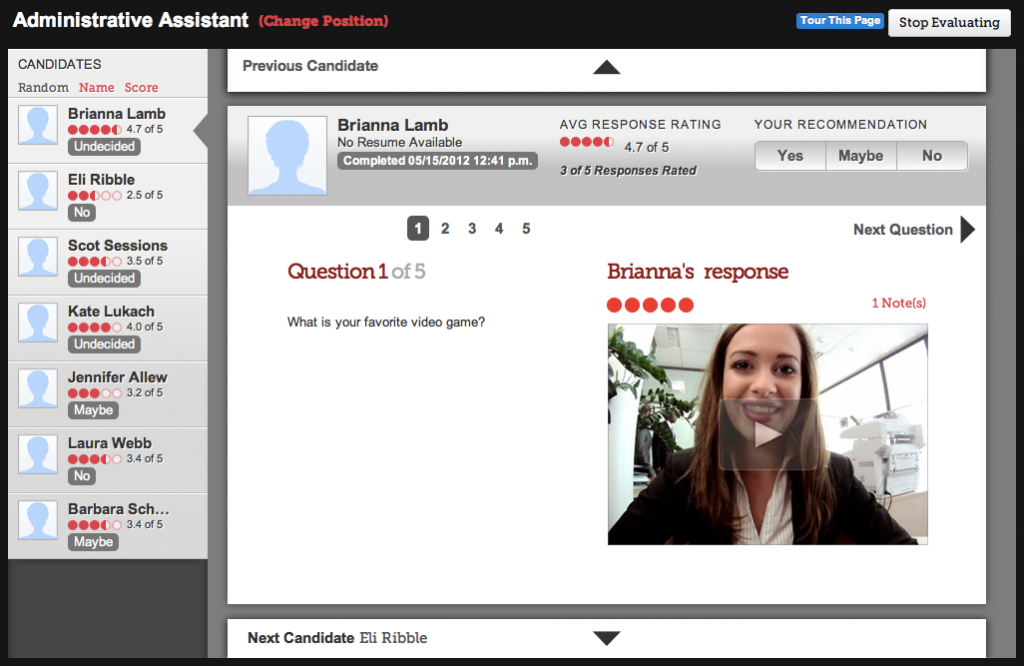 HireVue Aggregated Reviews | Read Customer Reviews of hirevue.com